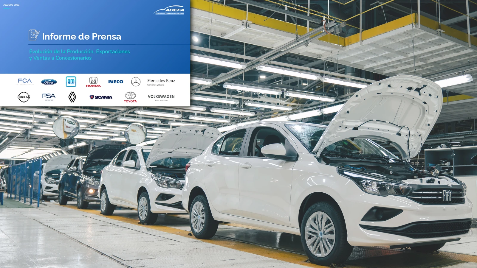 Como le fue a la industria automotriz en agosto. El informe de ADEFA ...
